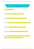 NOCTI GA Engineering & Technology Study Guide (2022/2023) Rated A+ ...