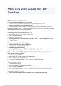 ACHE BOG Exam Sample Test -100 Questions And Answers - ACHE FACHE ...