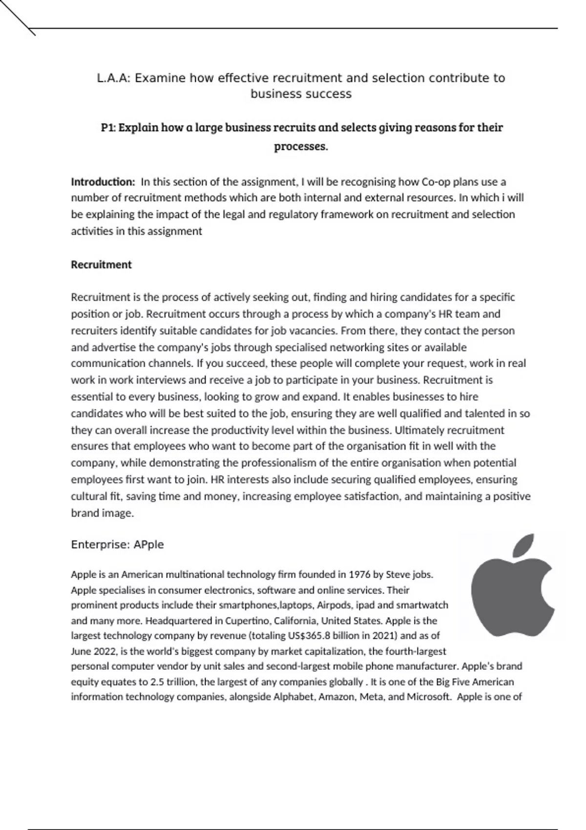 New Unit 8 Recruitment And Selection Process Whole Assignment Distinction Graded Unit