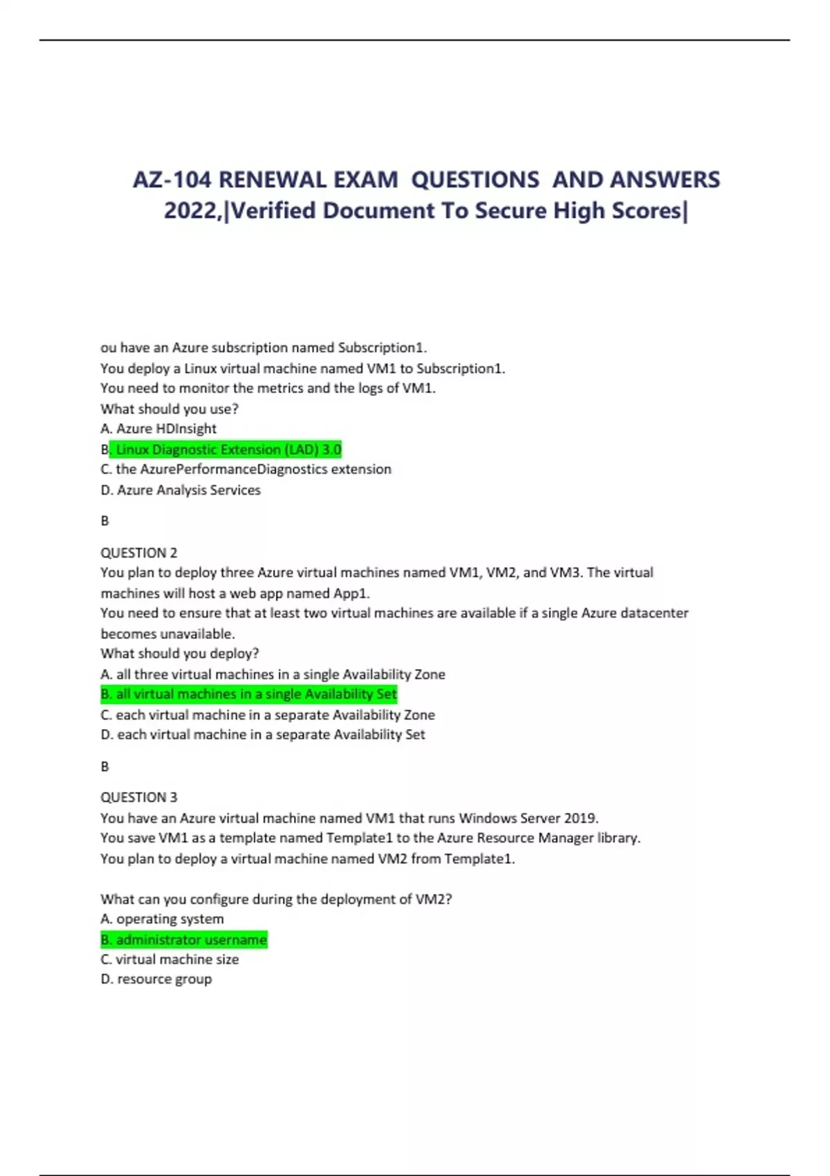 ATI TEAS 7 SCIENCE 100+ QUESTIONS WITH UPDATED 100% CORRECT ANSWERS/A+ ...