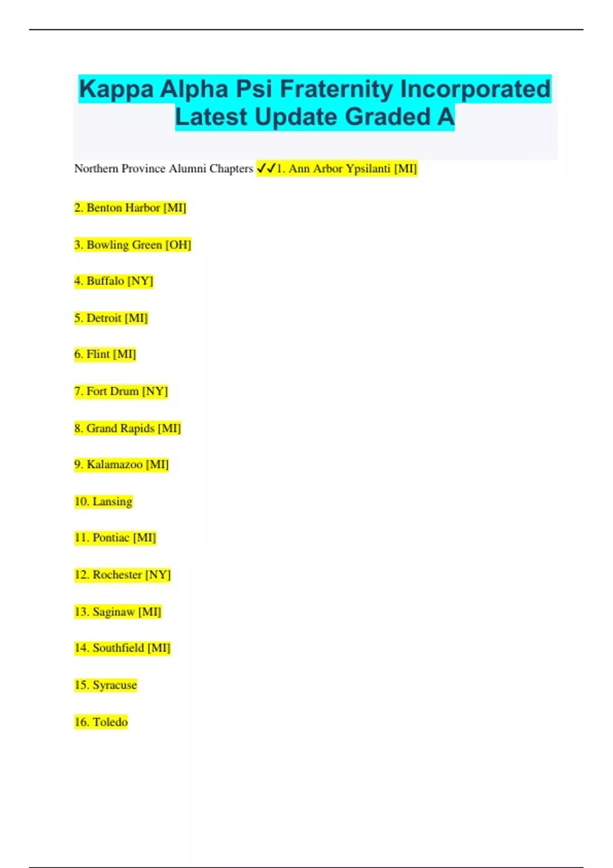 Kappa Alpha Psi Fraternity Incorporated Latest Update Graded A - Kappa ...