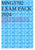 MNG3702 EXAM PACK 2024 - MNG3702 - Stuvia SA