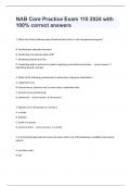 NAB Core Practice Exam 110 2024 with 100% correct answers - NAB Core ...