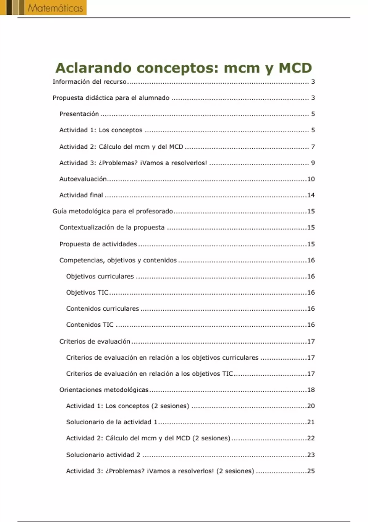 TODO SOBRE EL MCM Y EL MCD - Matematicas - Stuvia US