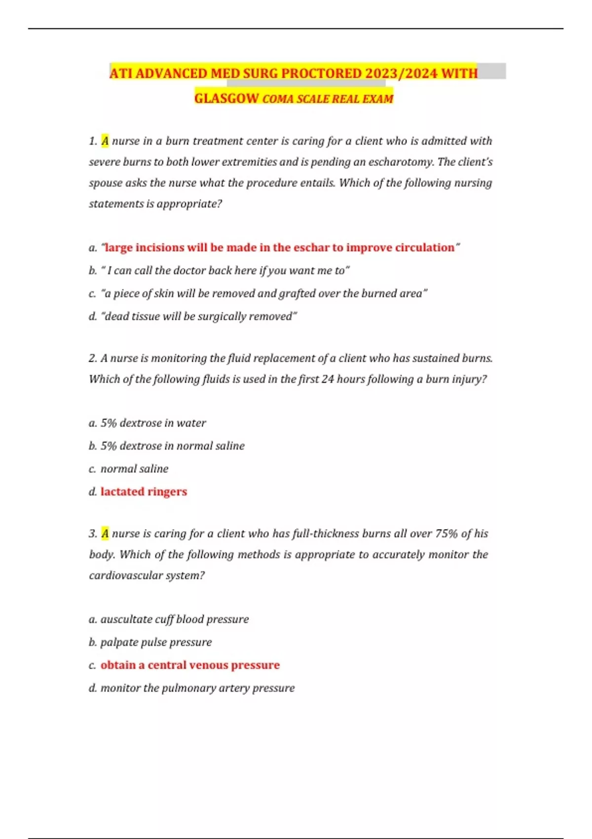 ati-advanced-med-surg-proctored-2024-with-glasgow-coma-scale-real-exam ...