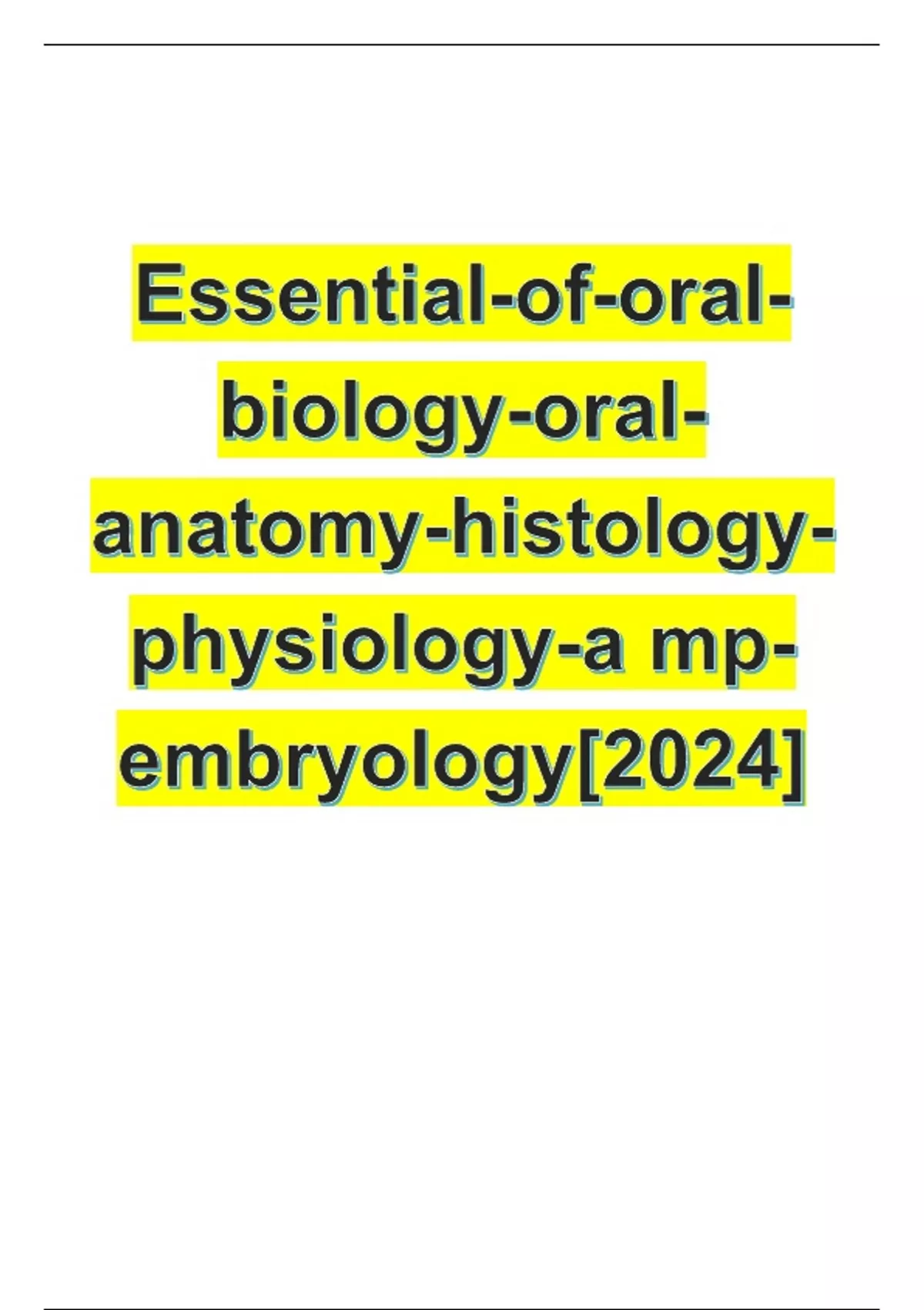 Essential-of-oral-biology-oral-anatomy-histology-physiology-a mp-embryology - -oral-anatomy ...