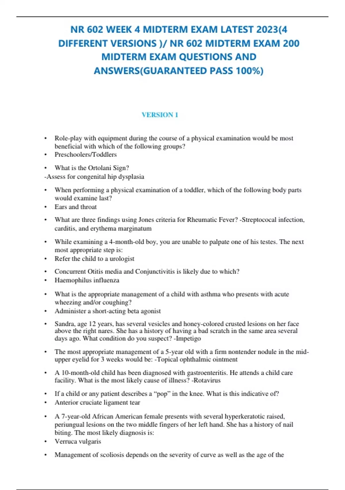 NR 602 WEEK 4 AND 5 MIDTERM AND FINAL EXAM BUNDLE 2025//GRADED A WITH ...