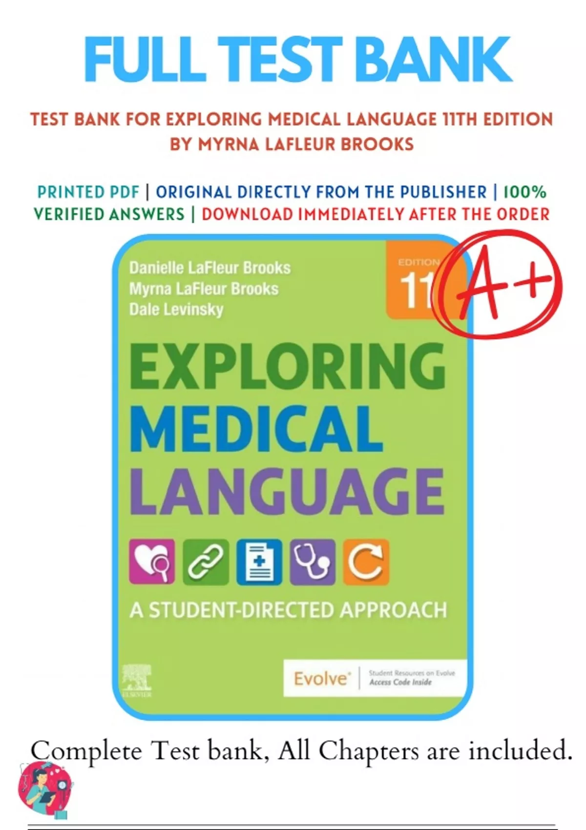 Test Bank For Exploring Medical Language 11th Edition by Myrna LaFleur ...