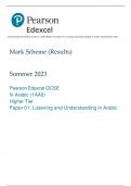 Pearson Edexcel GCSE In Arabic (1AA0) Higher Tier Paper 01: Listening ...