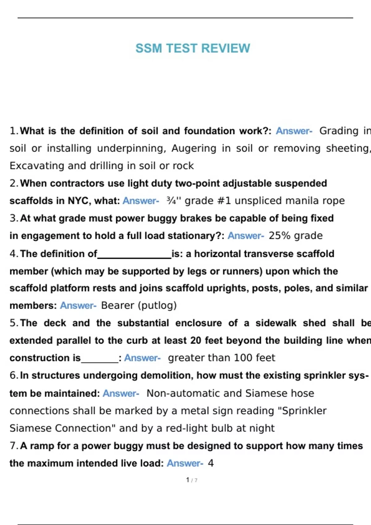 SSM Bundled Exams 2024 with complete solutions - Stuvia US