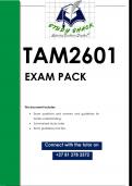 TAM2601 EXAM PACK 2024 - Teacher as manager (TAM2601) - Stuvia SA