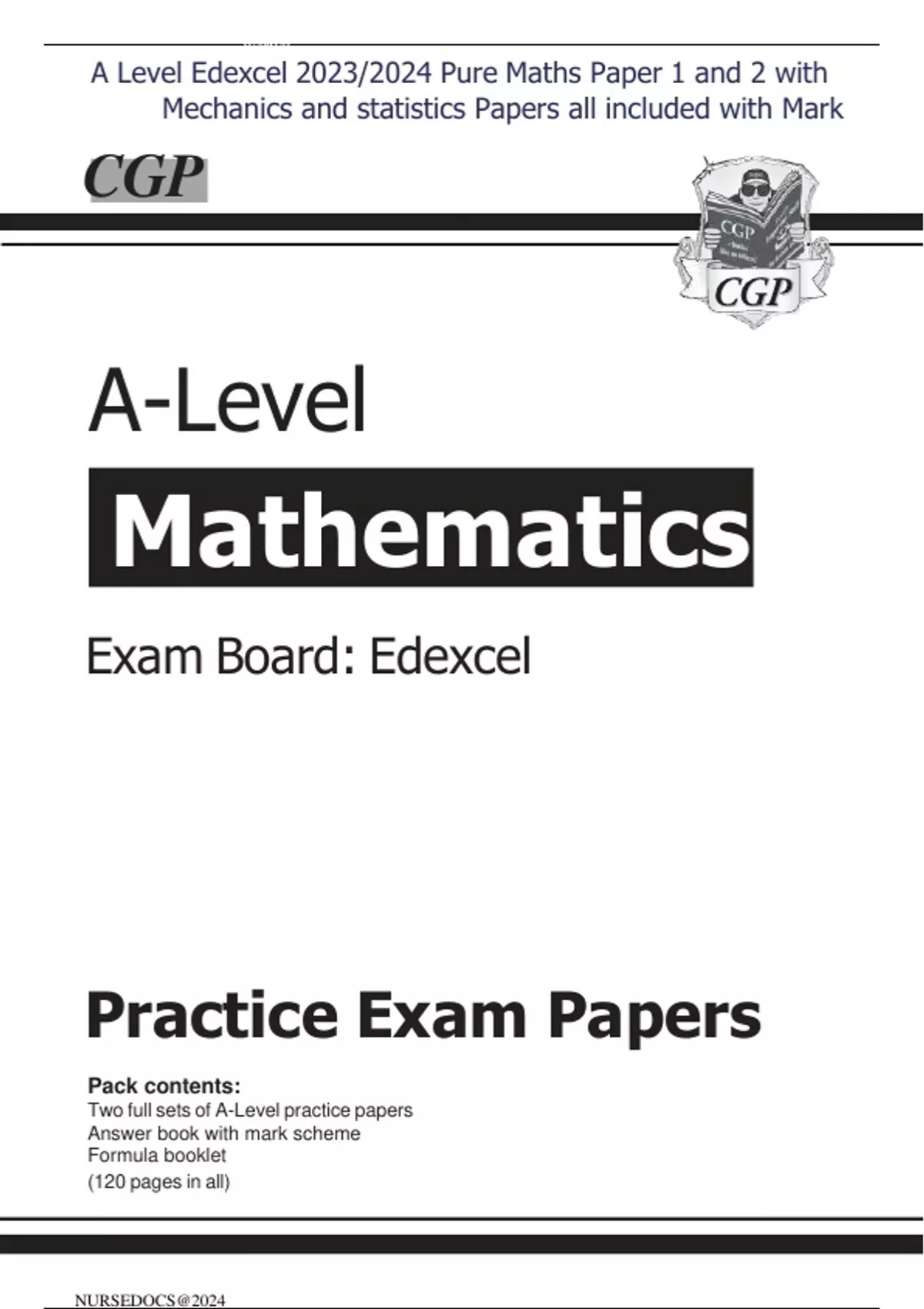 Maths Edexcel AS paper 1 & paper 2 pure 2023/2024 - Maths Edexcel AS ...