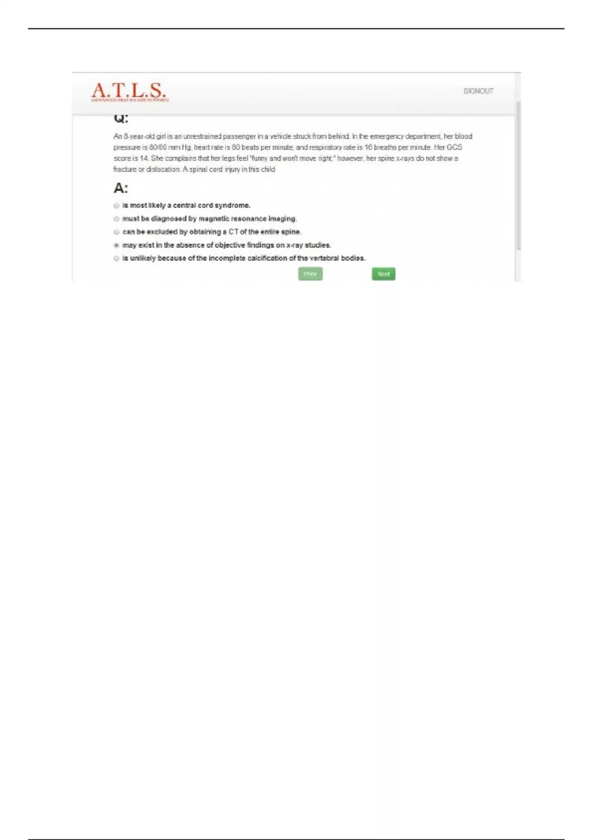 ATLS POST TEST 2024 QUESTIONS AND CORRECT ANSWERS ATLS 2024 Stuvia US