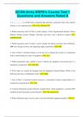 GCSS-Army ERPS's Course Test 1 Questions and Answers Rated A - GCSS ...