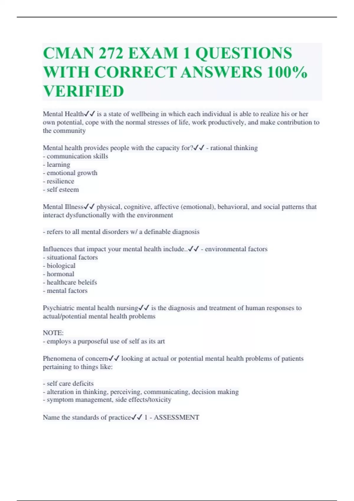 CMAN Bundled Exams with complete solutions 2024/2025 Latest Update ...