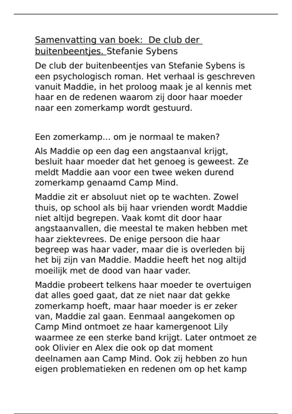 3 uigebreide boek samenvattingen die je bijv. kan gebruiken bij ...