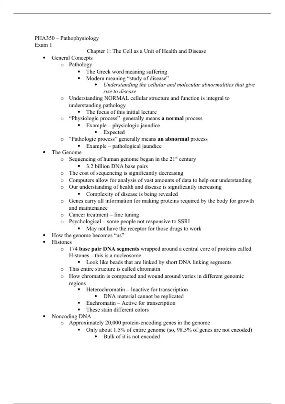 NURS 350 PATHOPHYSIOLOGY EXAM WITH CORRECT ANSWERS 2024[ARIZONA COLLEGE ...
