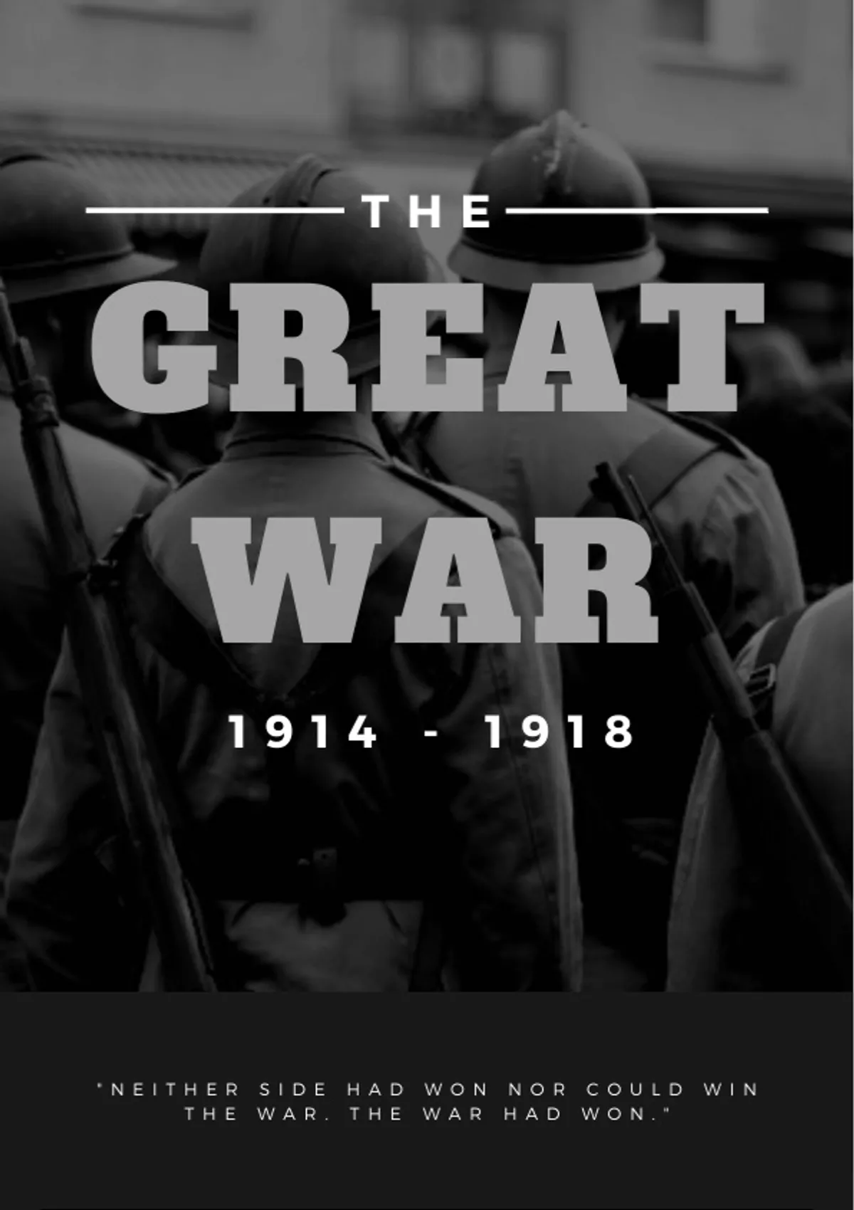 Summary History of World War I: The Great War - History - Stuvia US