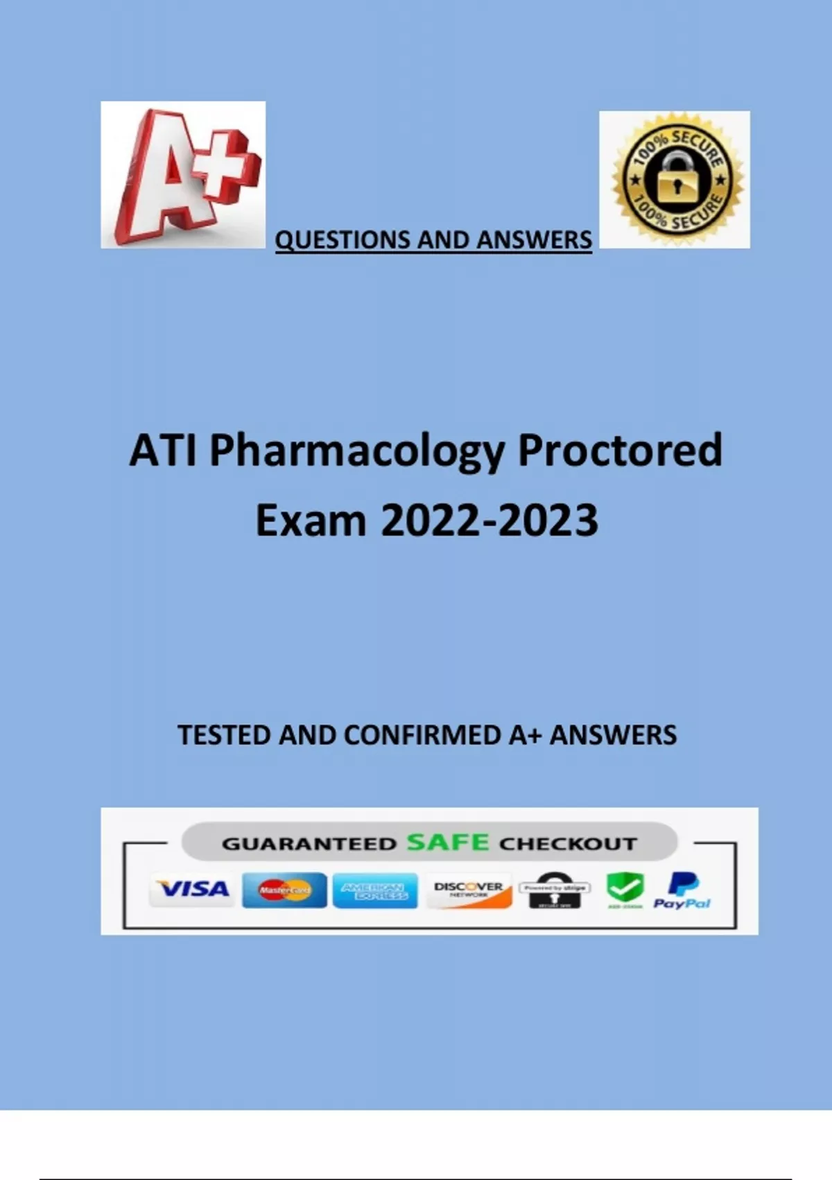 ATI Pharmacology Proctored Exam - CNA - Certified Nursing Assistant ...