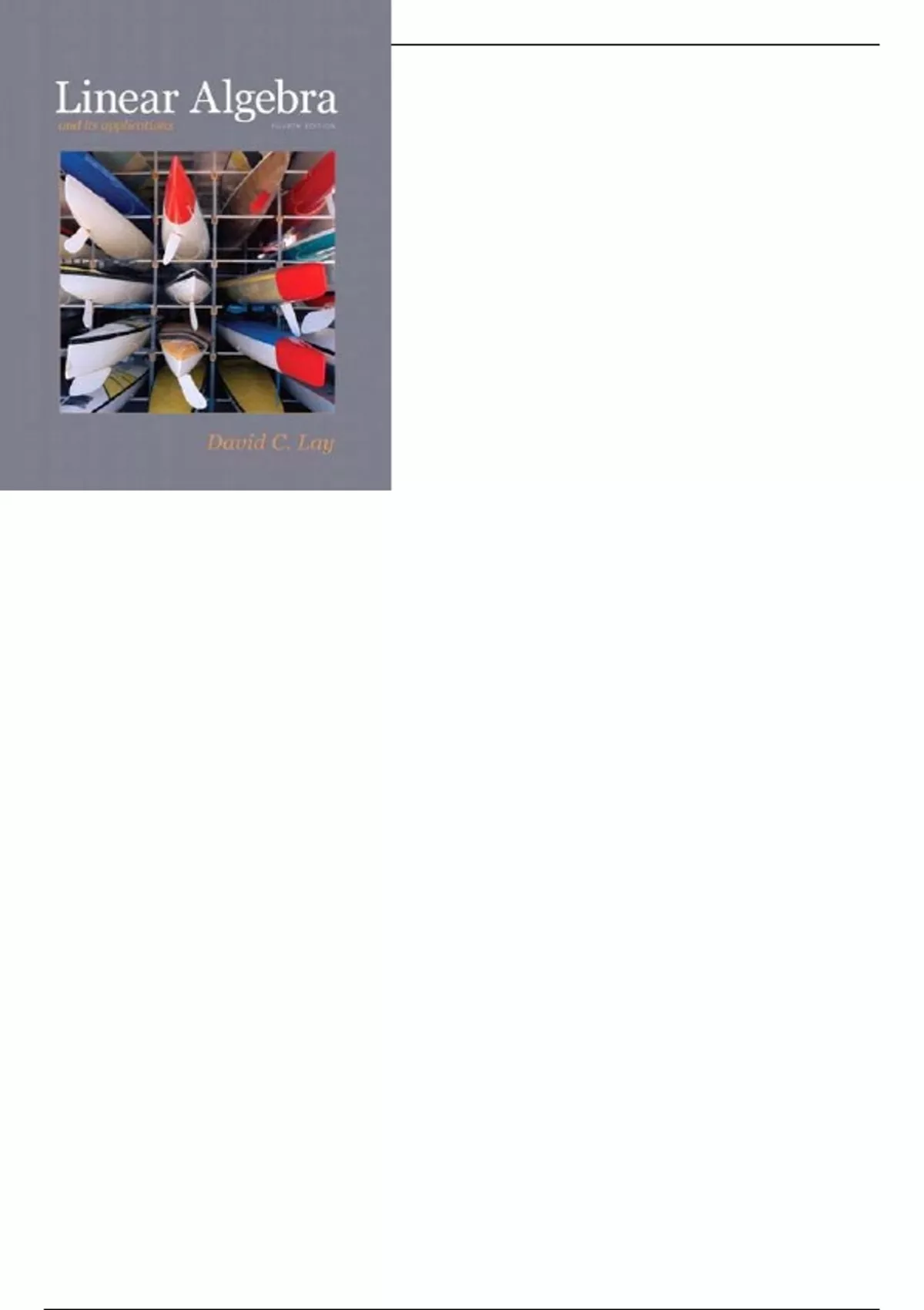 Solution manual for Linear Algebra and Its Applications 6th edition by David C. Lay with All ...