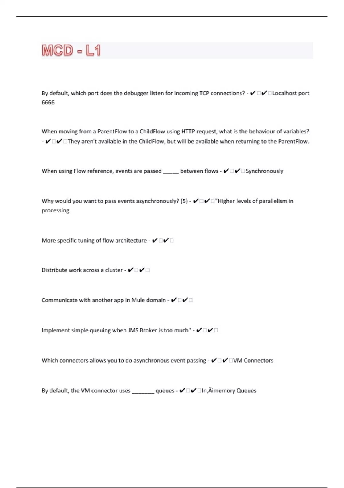 MCD - L1|221 Questions with 100% Correct Answers | Updated & Verified ...