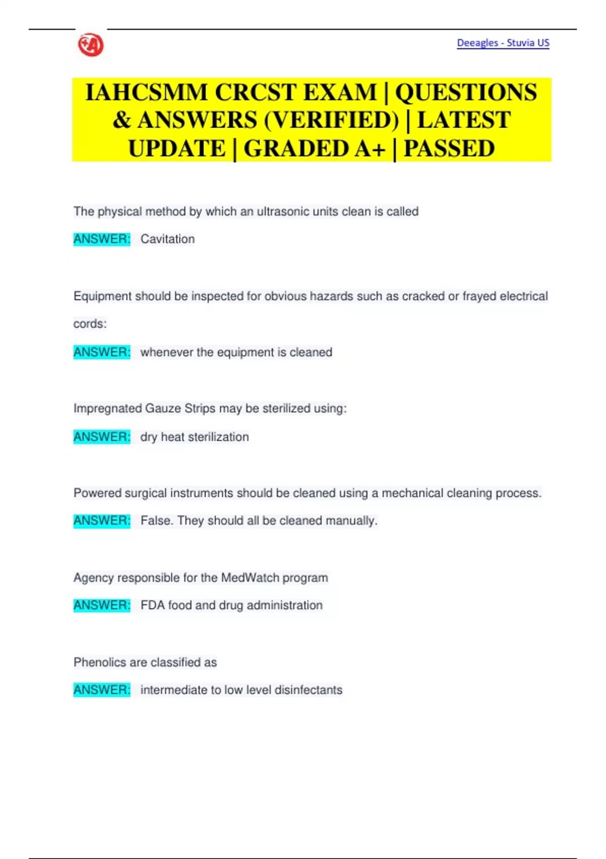 IET 501 QUIZ EXAM | QUESTIONS & ANSWERS (VERIFIED) | LATEST UPDATE ...