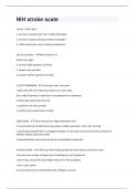 NIH stroke scale Questions with Answers (All Answers Correct) - NIH ...
