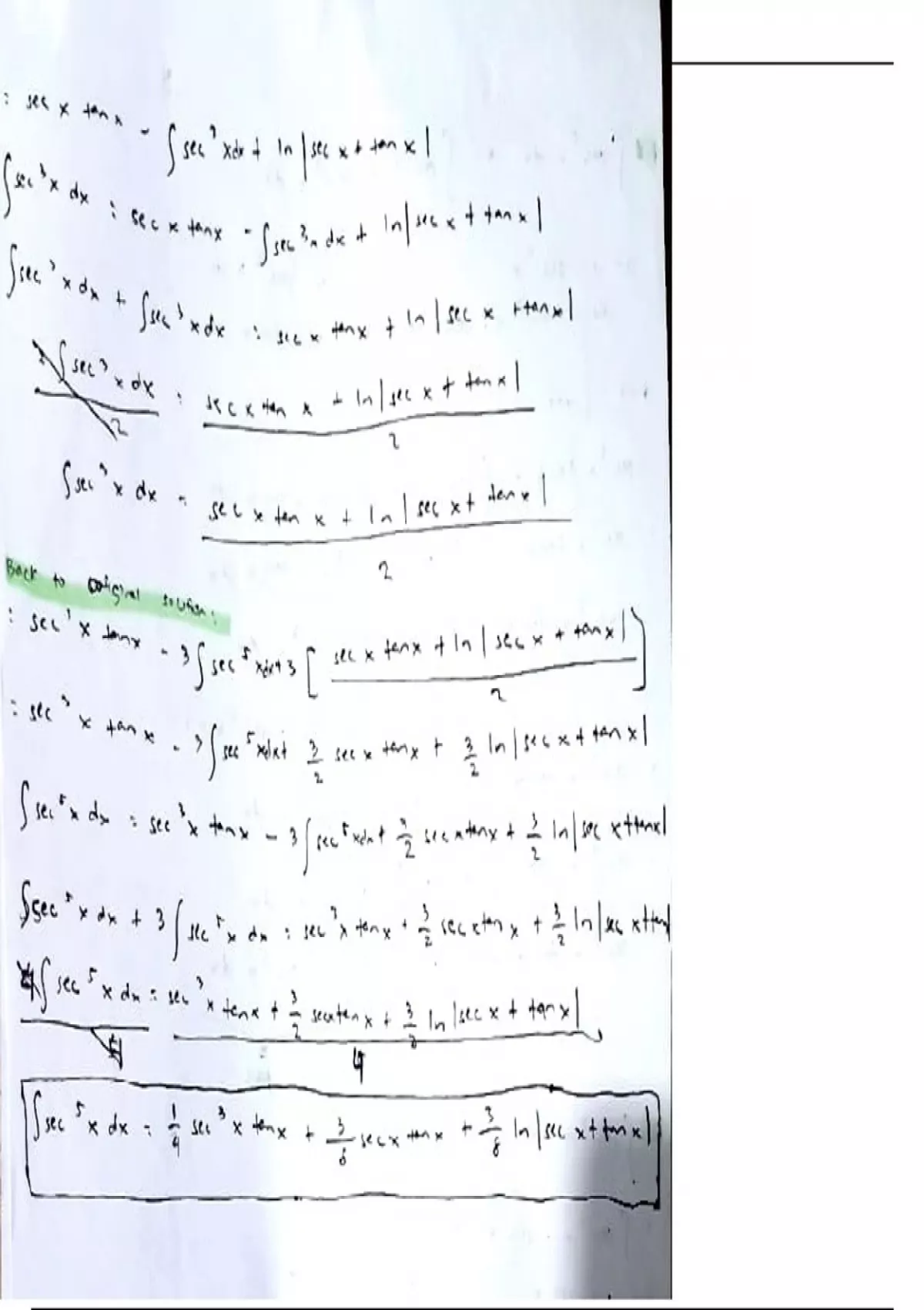 Summary Techniques of Integration and Improper Integration - Math 61 ...