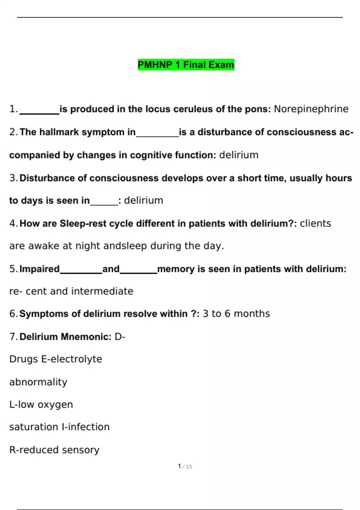 C599 Test Questions and Answers Latest 2024/2025 Update 100% Correct ...