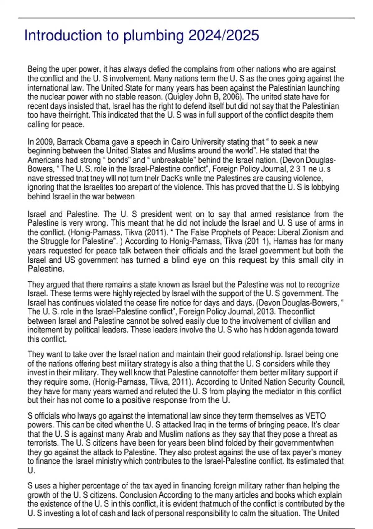 Introduction to plumbing 2024/2025 - Introduction to plumbing - Stuvia US