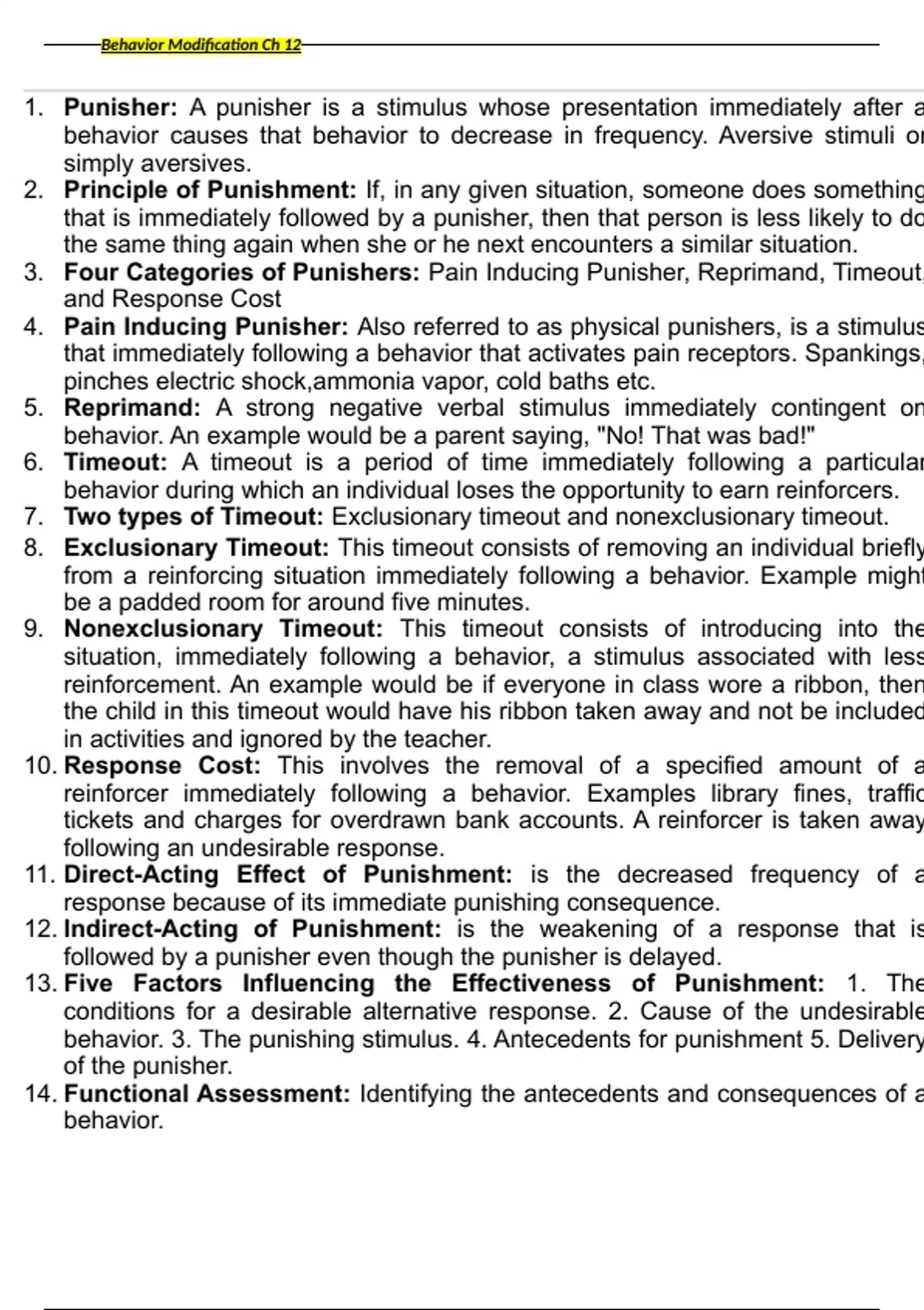 Test Bank for Behavior Modification What It Is and How to Do It 11th ...