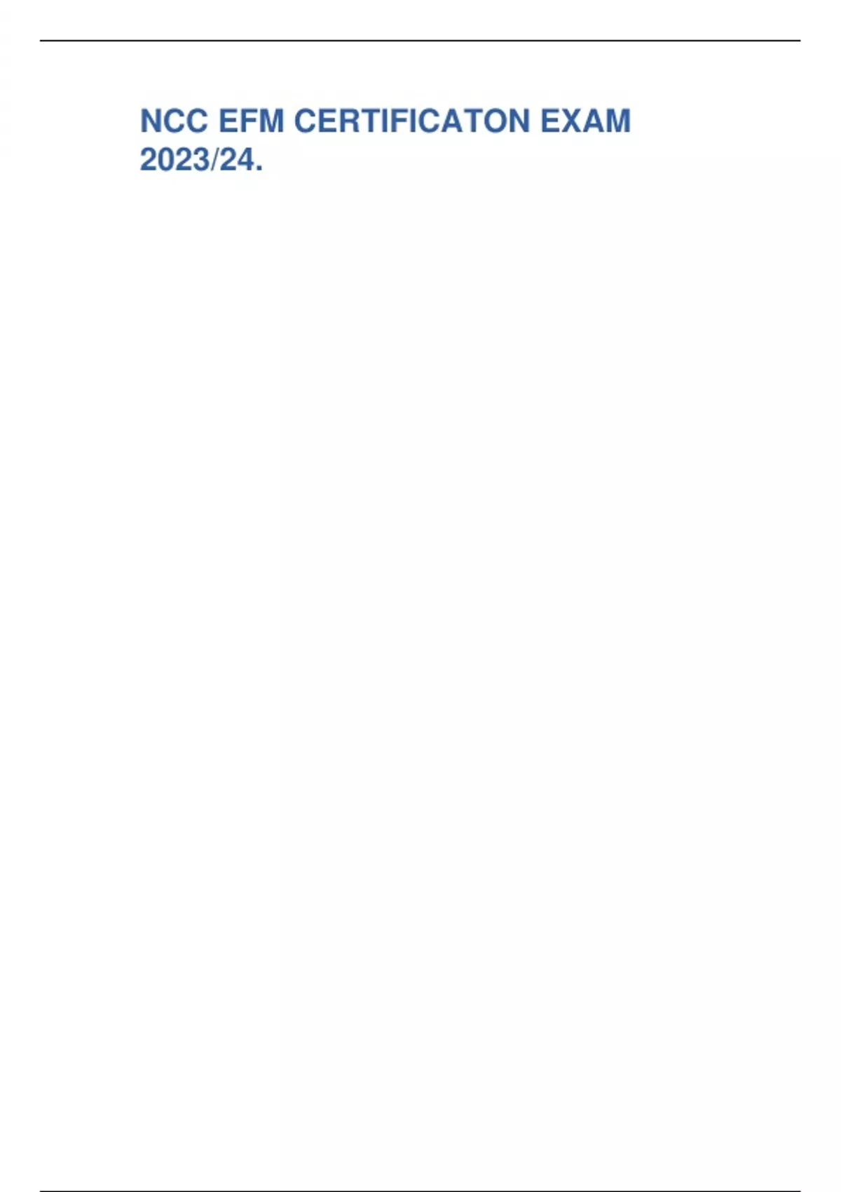 NCC EFM CERTIFICATON EXAM . 3NCC EFM CERTIFICATON EXAM . 3 - Advance ...