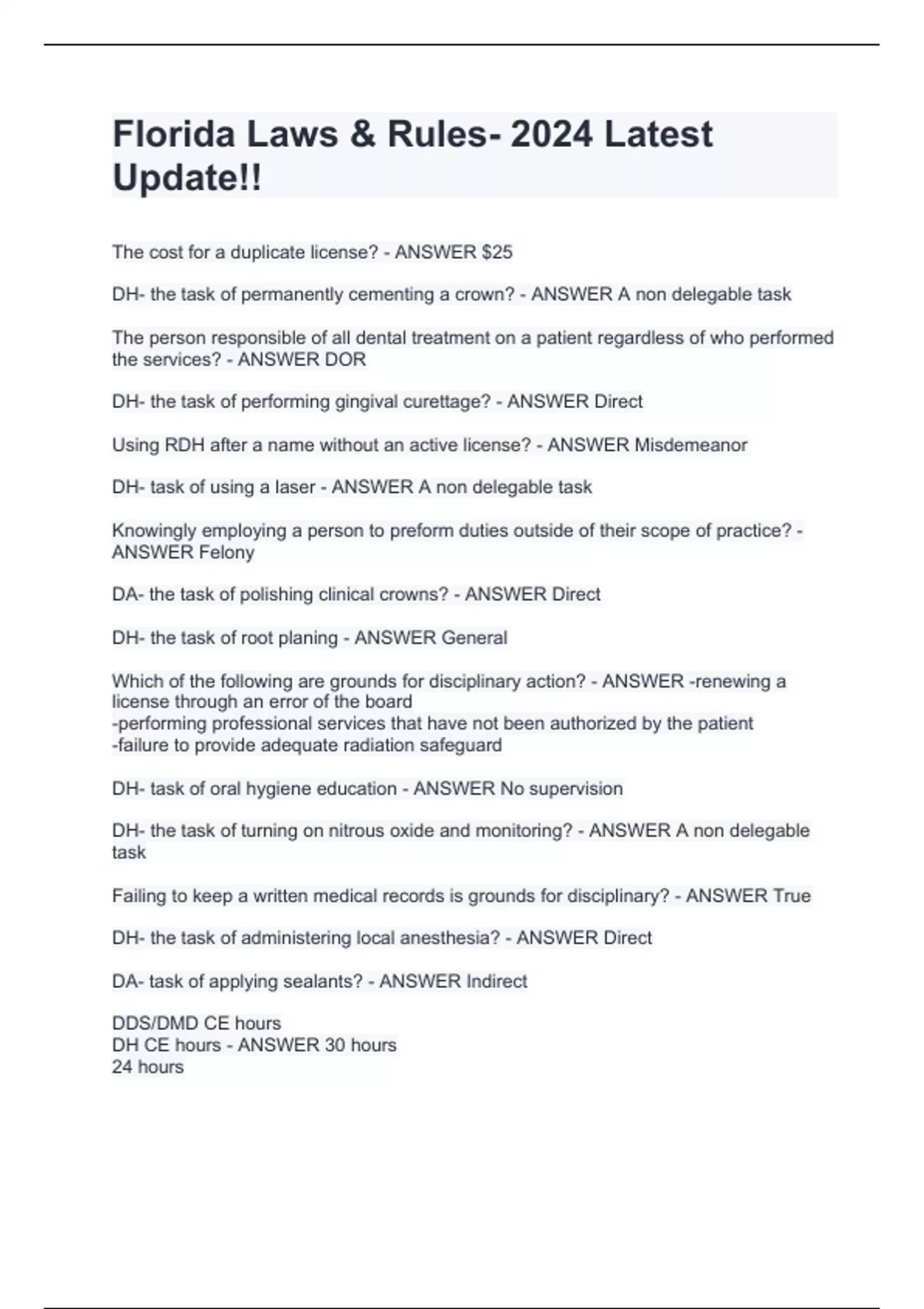 Florida Laws & Rules- 2024 Latest Update!! - Florida Laws & Rules ...