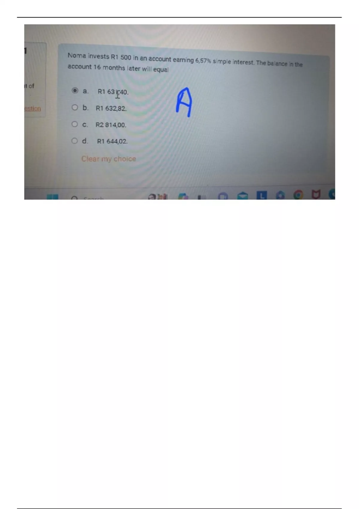 DSC1630 ASSIGNMENT 1 SEMESTER 1 2024 - DSC1630 - Introductory Financial ...