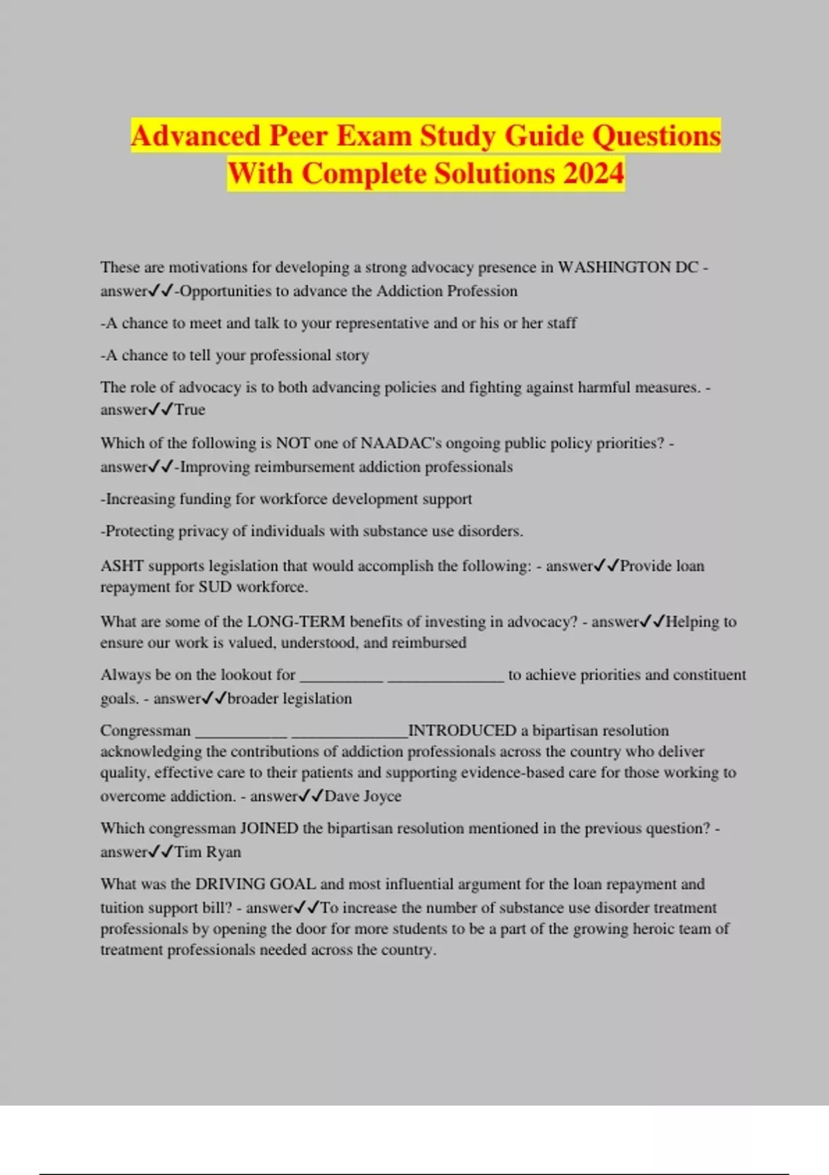 Package deal for CPS Exam Questions with 100% Correct Answers | Verified | Updated 2024 - Stuvia US