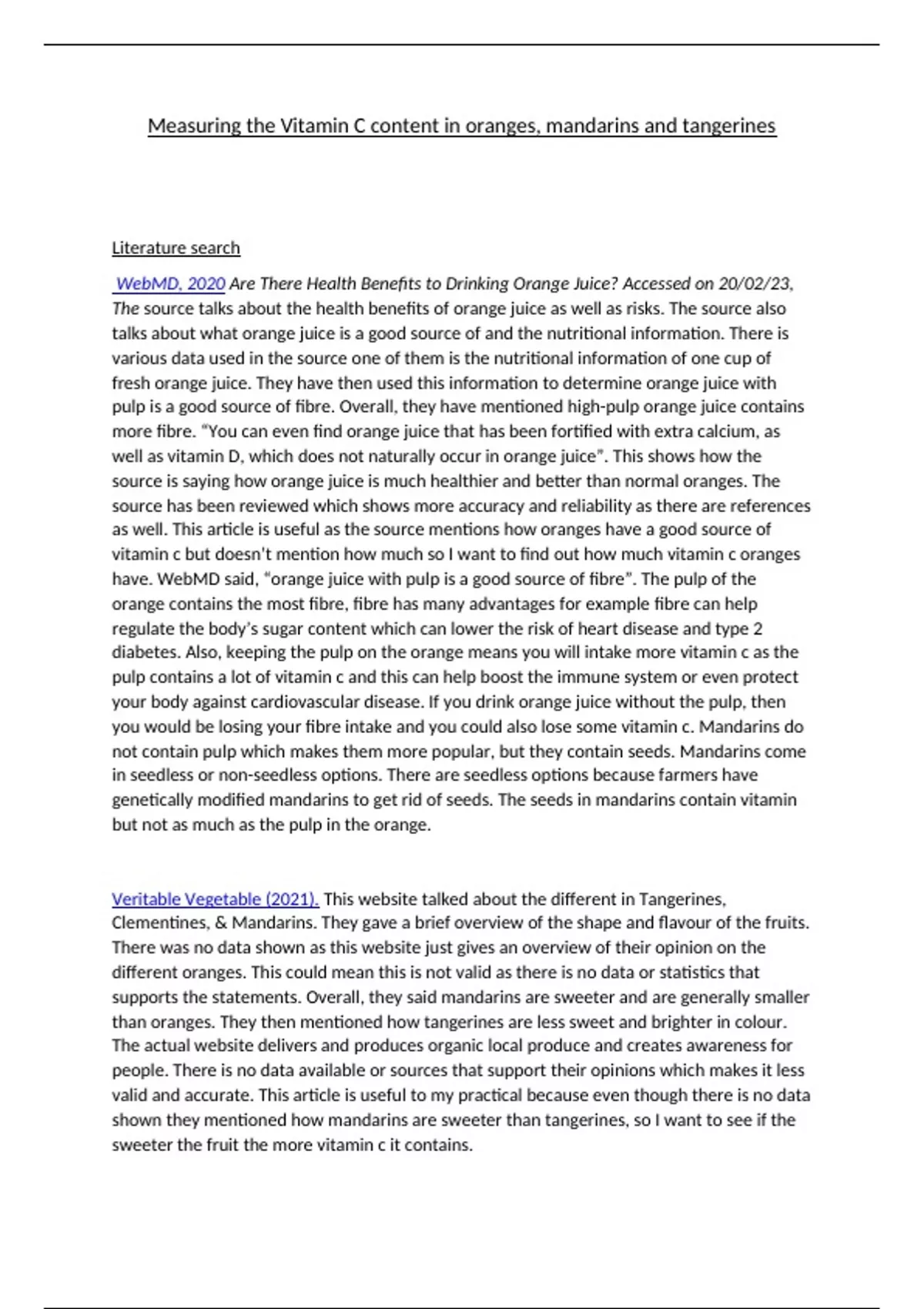 Unit 6 Investigative Project Aim A Unit 6 Investigative Project Stuvia Uk