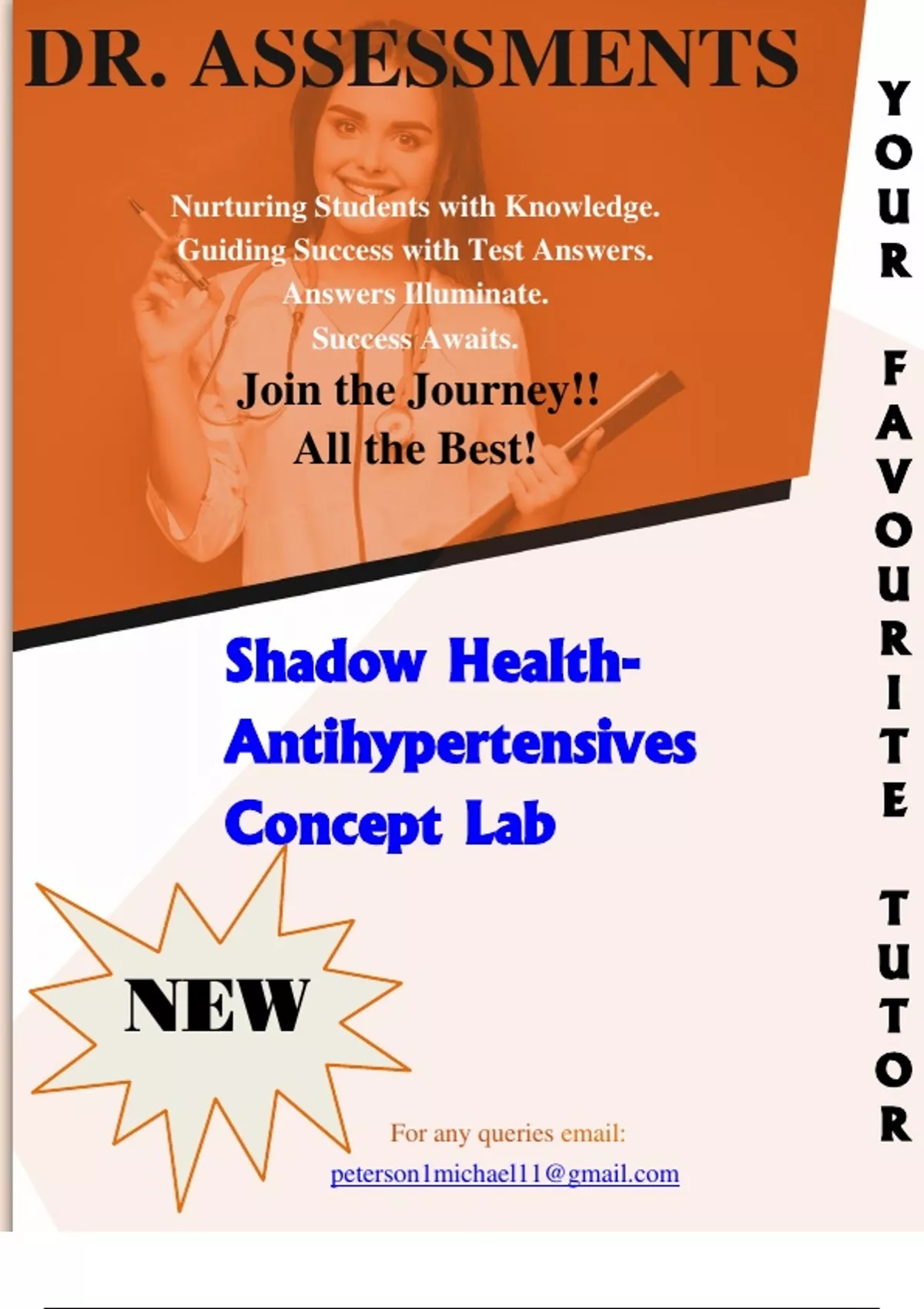 Shadow Health-Antihypertensives Concept Lab EXAM QUESTIONS &ANSWERS ...
