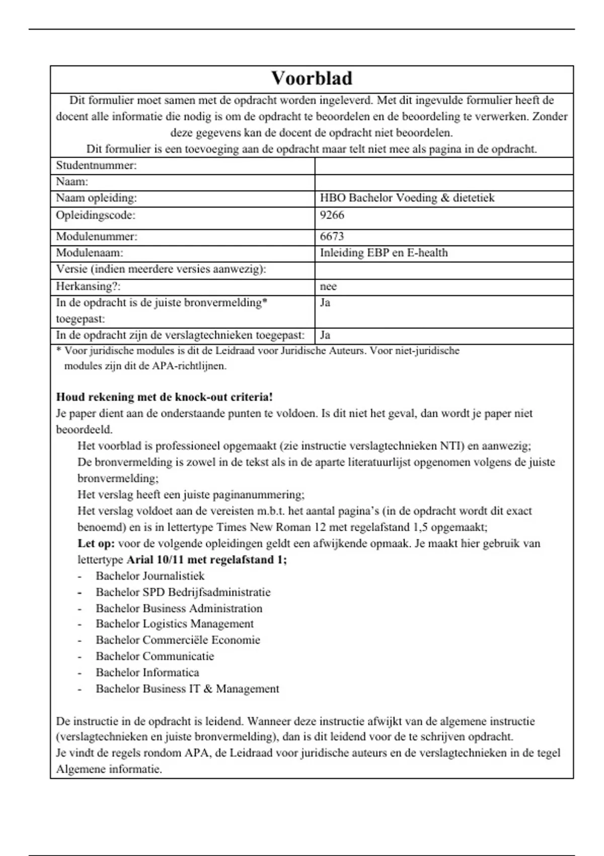 Paper Inleiding EBP en E-health - Inleiding EBP en E-health - Stuvia NL