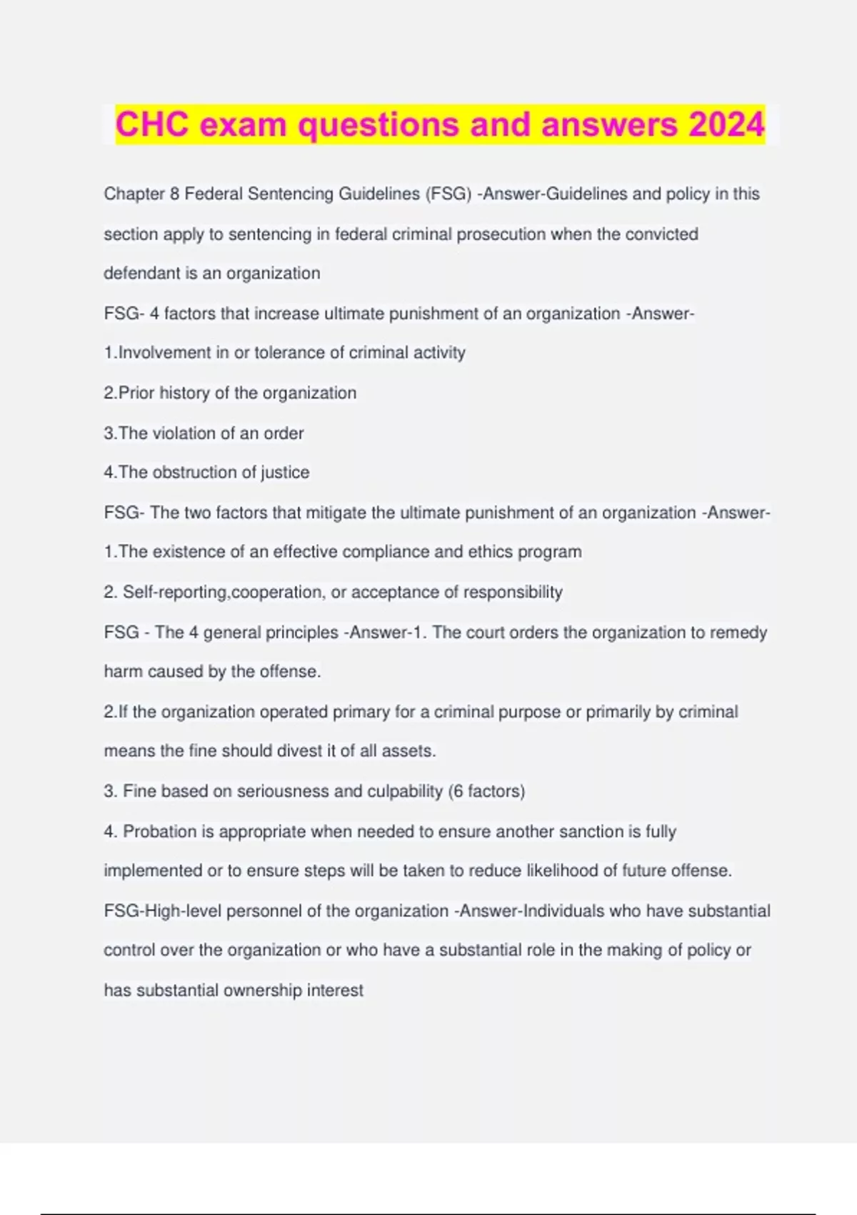 CHC exam questions and answers 2024 - Certified Healthcare Constructor ...