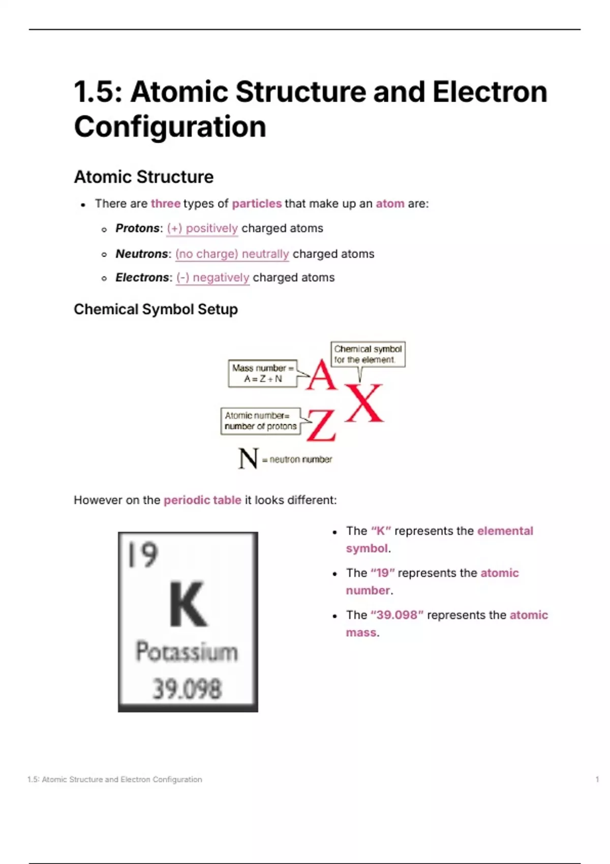 Ap Chemistry Atomic Structure And Electron Configuration Ap Chemistry Stuvia Us