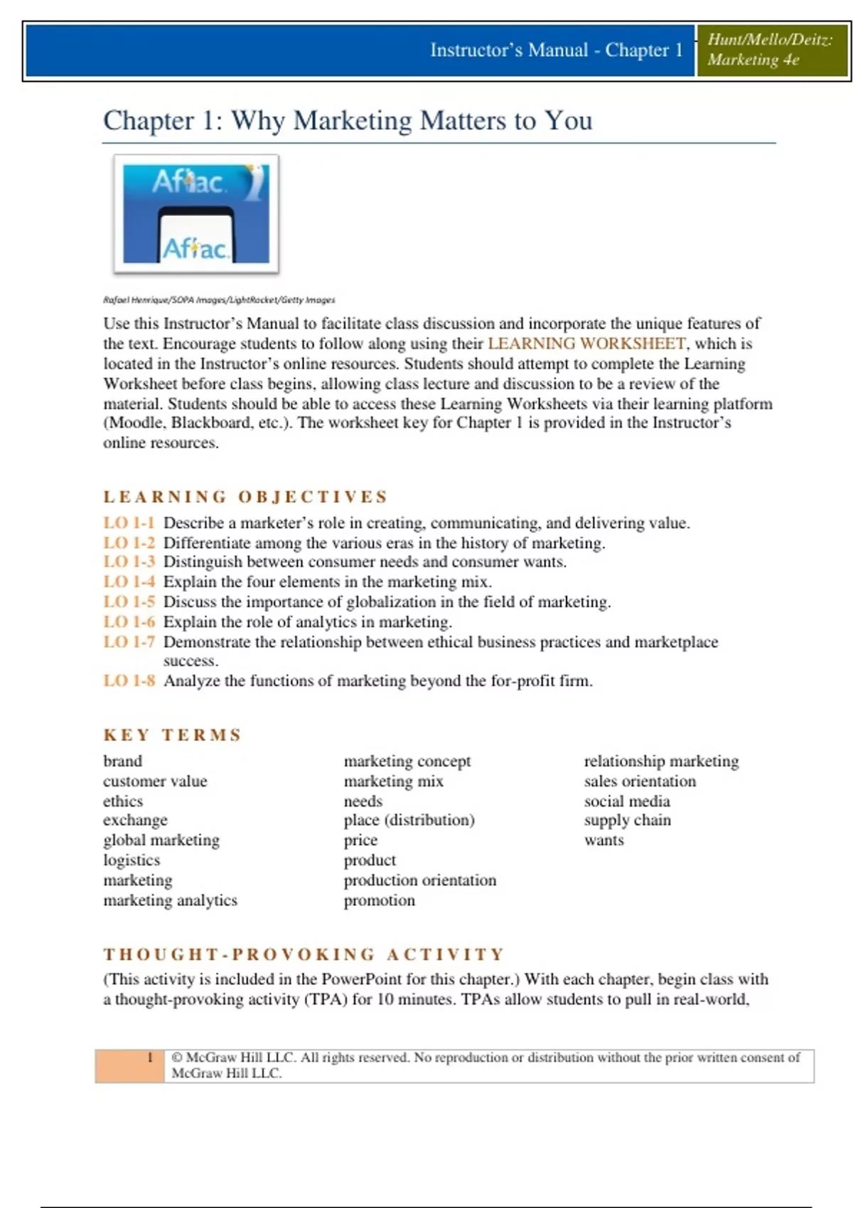 Solution Manual For Marketing Because Everyone Is A Marketer 4e Shane ...