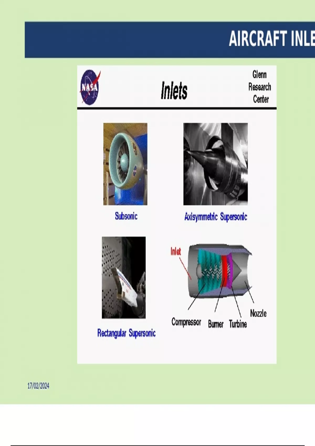 Summary inlet PROPULSION - Propulsion - Stuvia US
