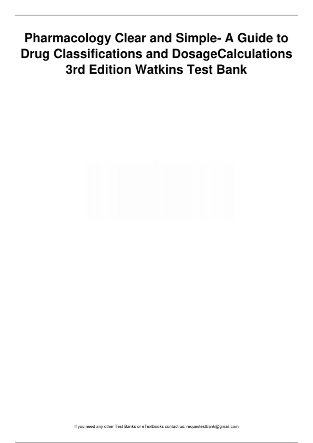 Pharmacology Clear and Simple- A Guide to Drug Classifications and ...