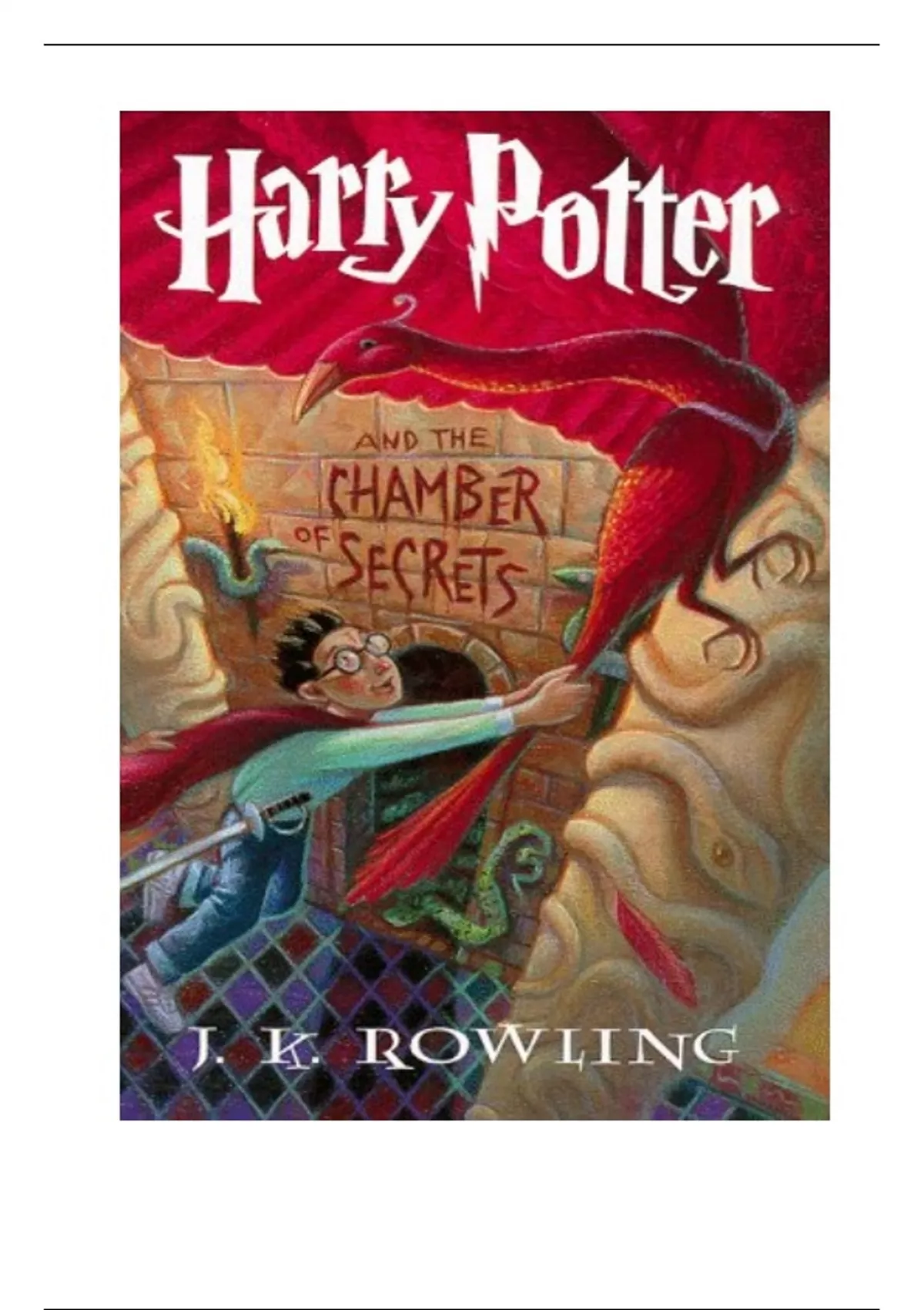 J.K. Rowling - Harry Potter And The Chamber Of Secrets (Turtleback School & Library Binding ...