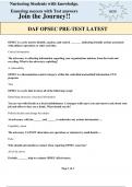 DAF OPSEC PRE-TEST LATEST EXAM QUESTIONS &ANSWERS GRADED A+ - DAF OPSEC ...
