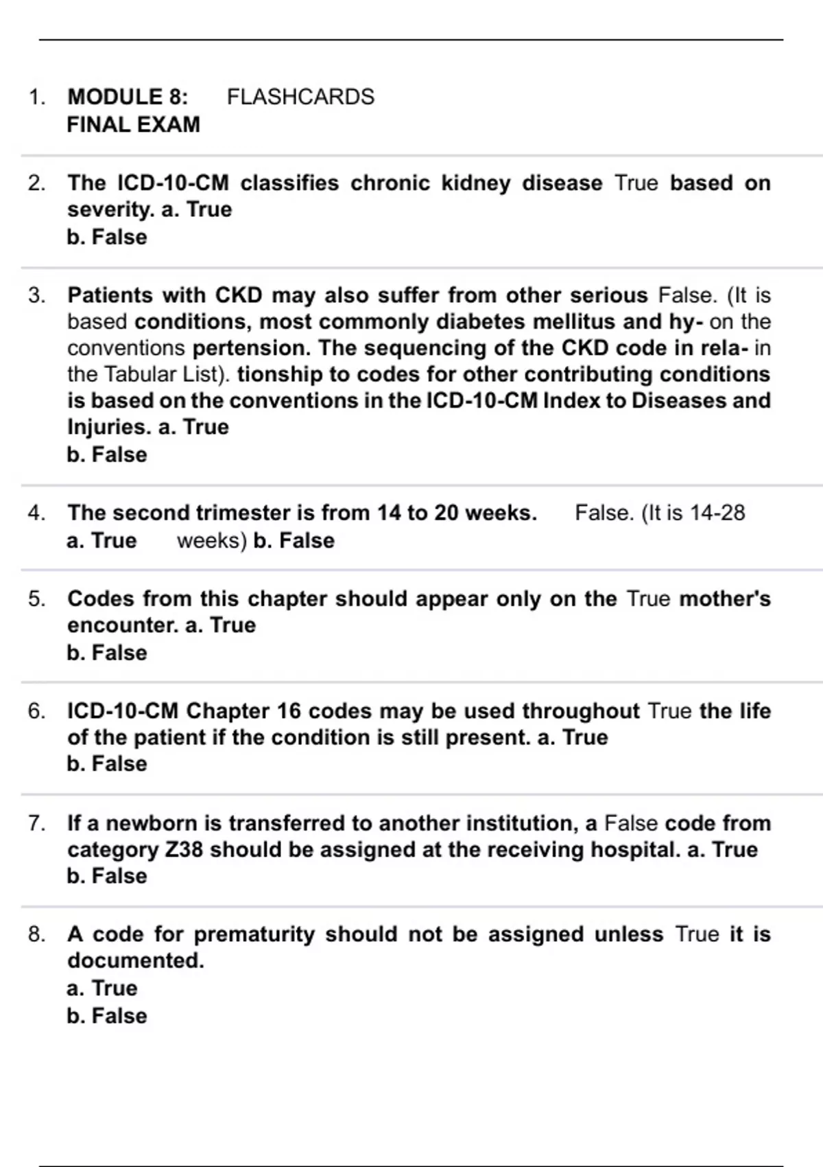 HIT 205 International Classification of Diseases Diagnosis Coding II ...