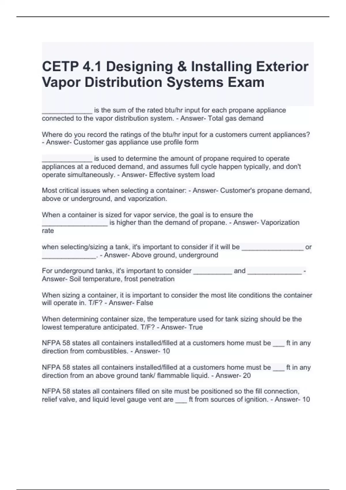 CETP 4.1 Designing & Installing Exterior Vapor Distribution Systems ...