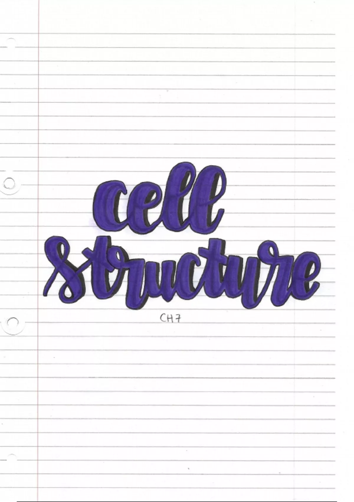 Summary The Cell Structure - LC Biology Notes - Biology - Stuvia US