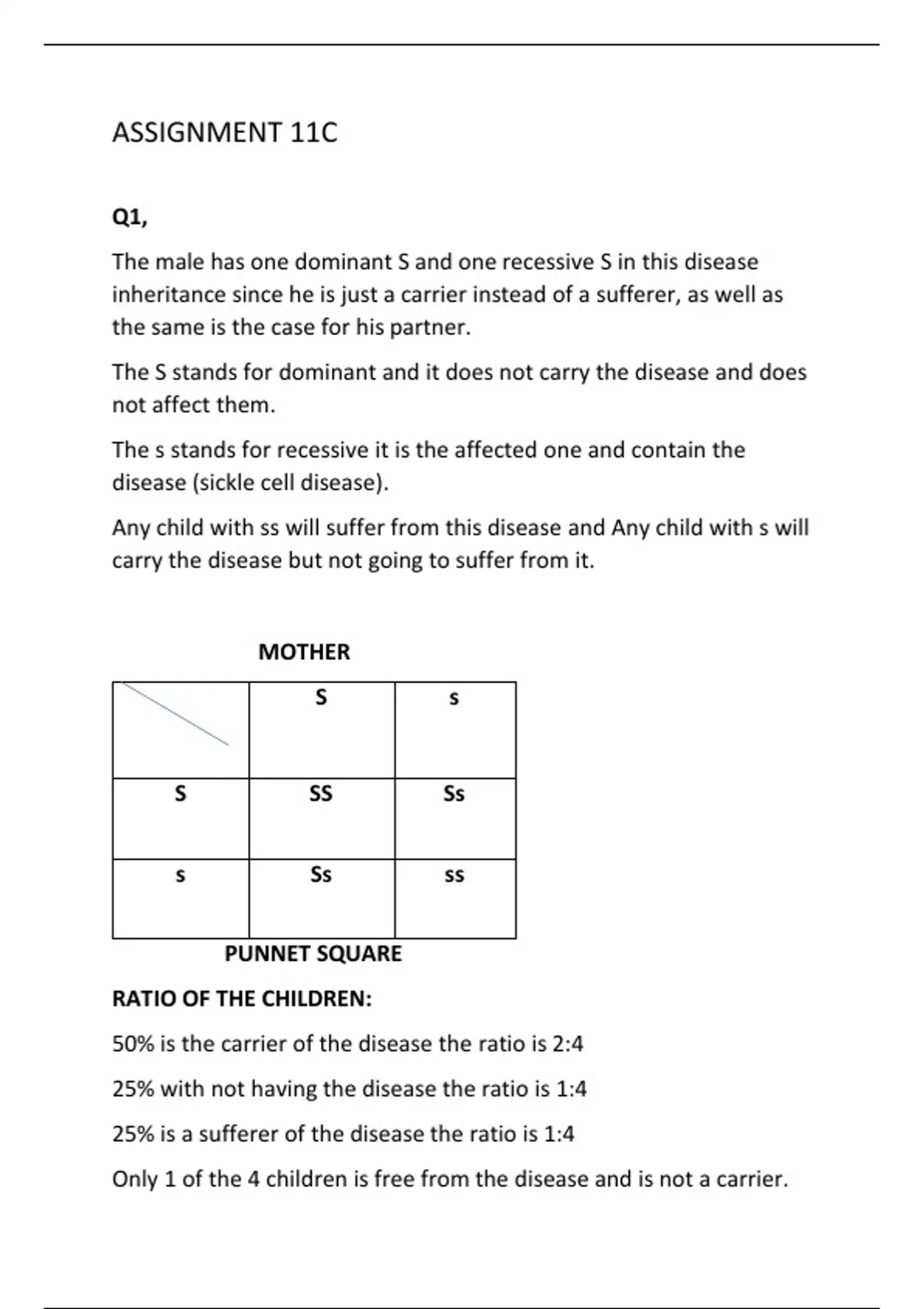 Unit 11C Genetics and genetic engineering - Unit 11 - Genetics and Genetic Engineering - Stuvia UK