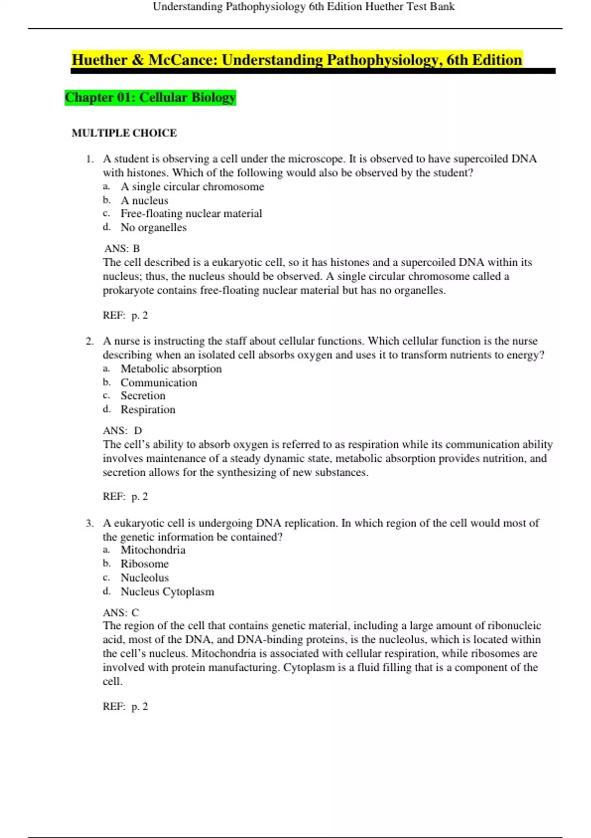 Huether & McCance: Understanding Pathophysiology, 6th Edition - Nursing ...